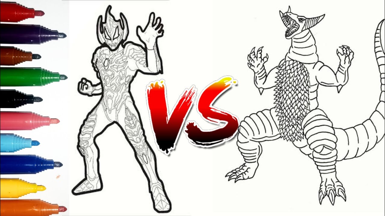 Ultraman Vs Monster Terkuat - Cara Menggambar dan Mewarnai Ultraman ...