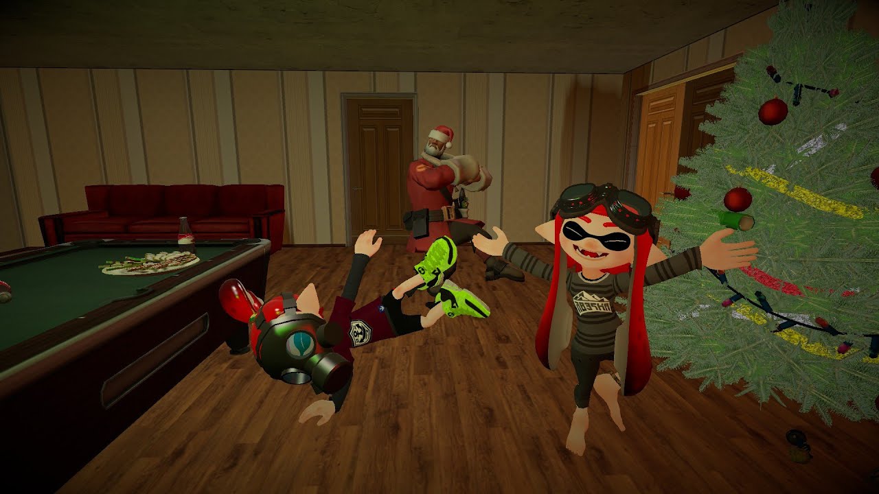 (Splatoon/GMod) Christmas Panic - YouTube