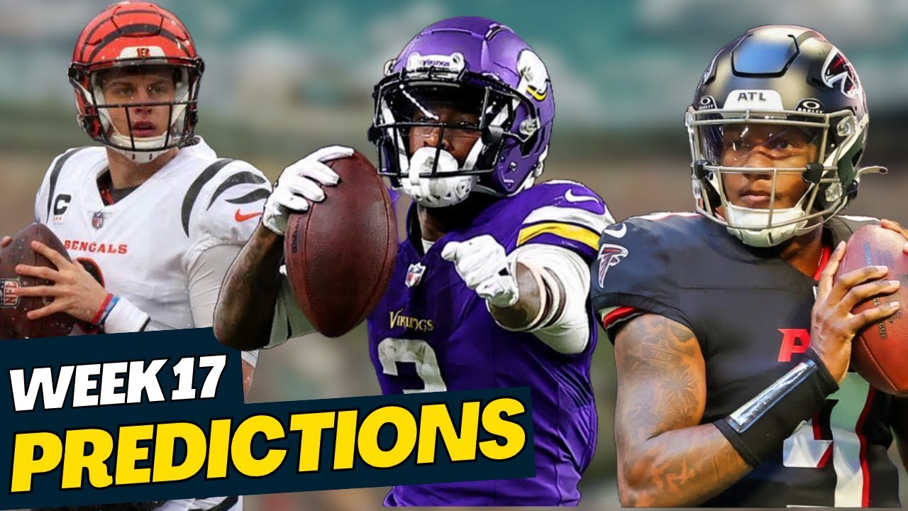 NFL Week 17 NFL Predictions and Betting Picks - YouTube