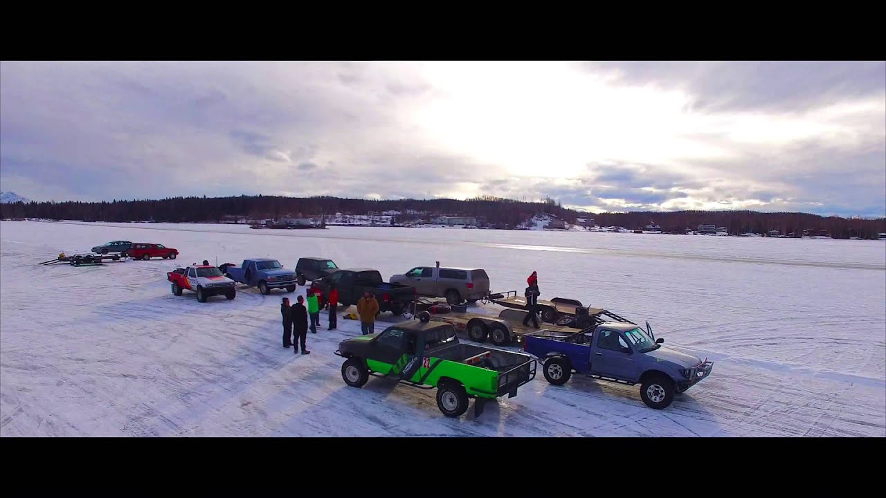 Alaska Ice Racing- Aerial in 4K - YouTube