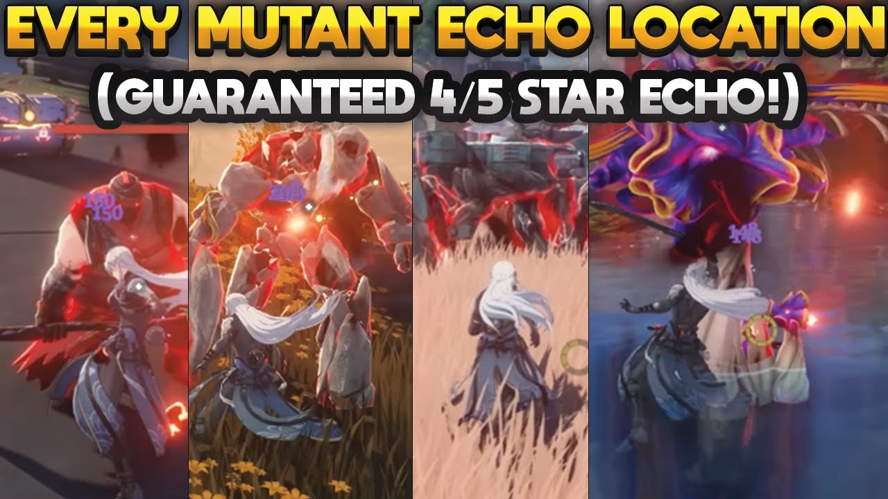 EARLY 5 STAR ECHOES! EVERY Mutant Echo Location | Wuthering Waves - YouTube