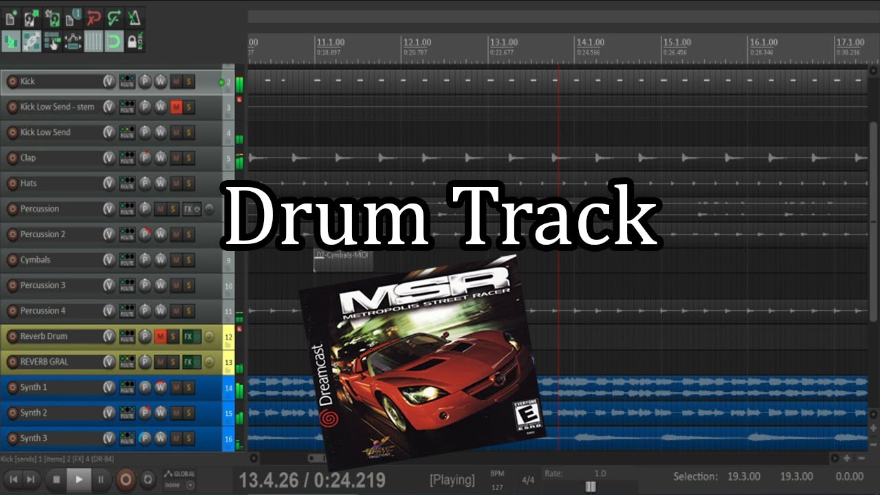 Metropolis Street Racer- Menu Theme (Drum Track) Multitrack Available. - YouTube