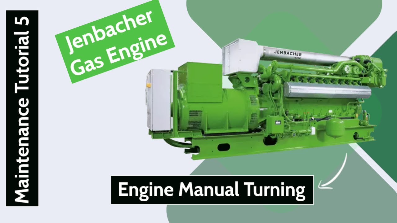 Jenbacher Gas Engine | Manual Turning - YouTube