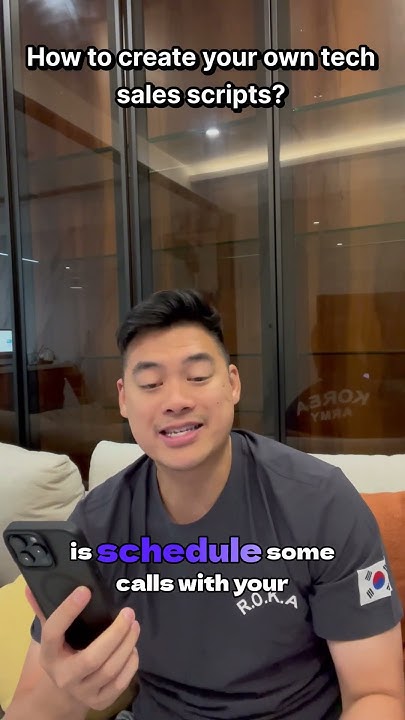 📝 How to create your own tech sales scripts ️ - YouTube