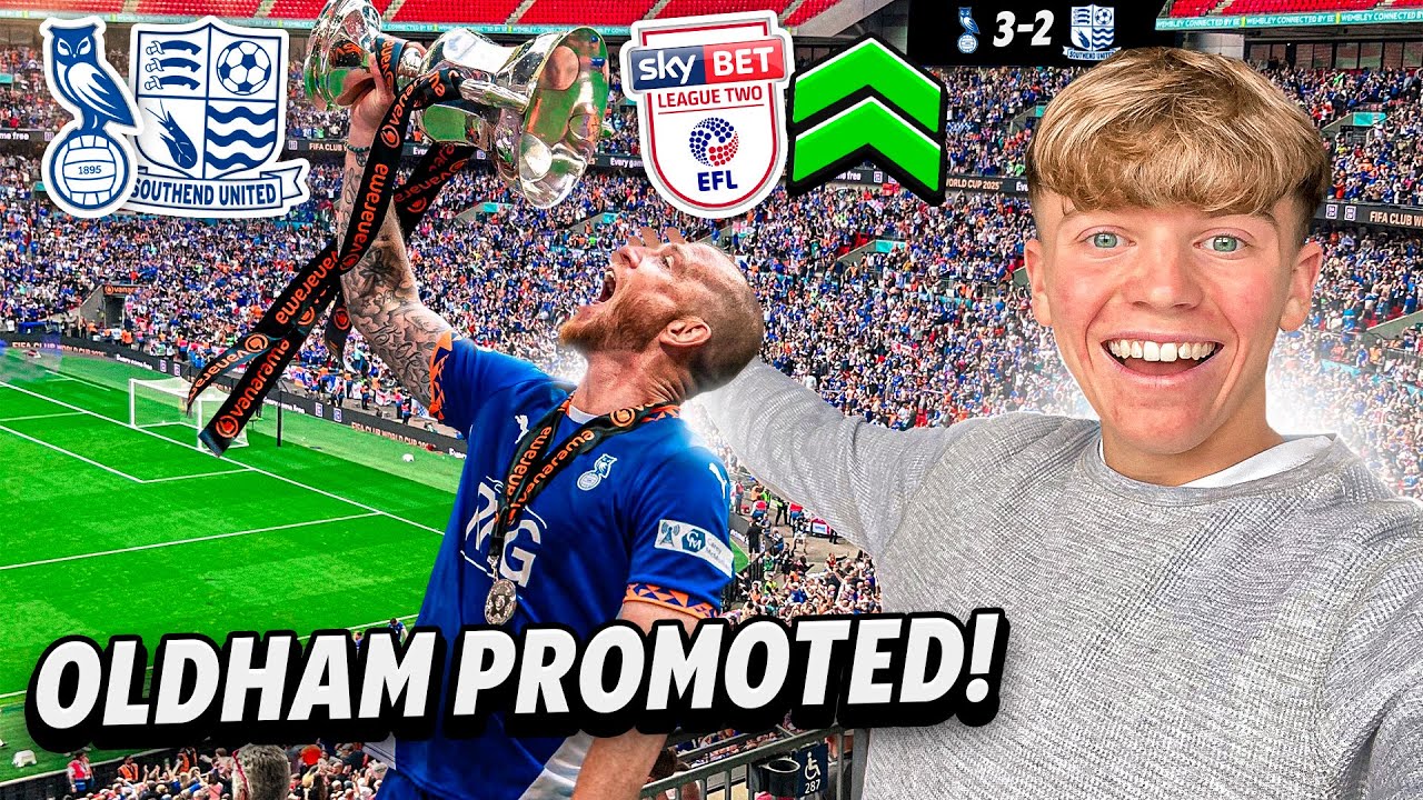 The Moment OLDHAM ATHLETIC RETURNED to the FOOTBALL LEAGUE! Oldham ...