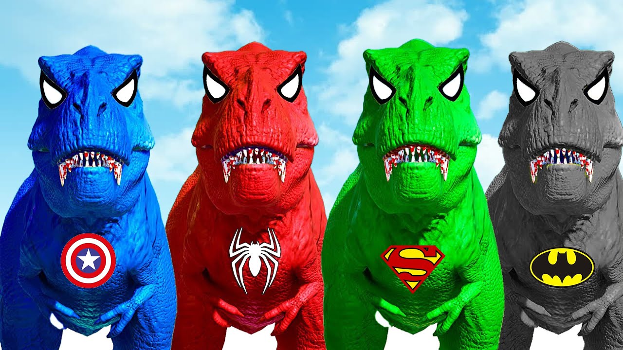 Venom Last Dance Hunting found Jurassic World evolution 2 Hulk T-Rex vs Spiderman, Iron Man ...