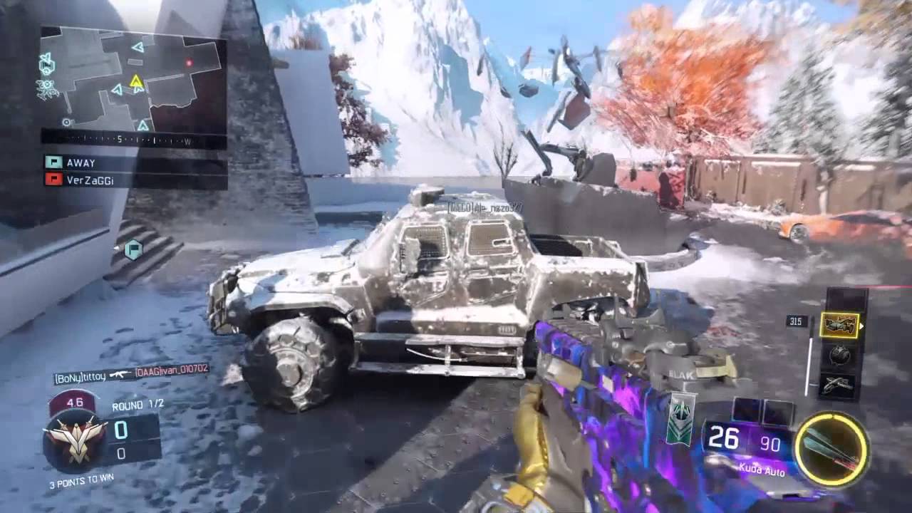 CoD black ops 3: CTF 67-2 /playing against johnny no thumbs? - YouTube