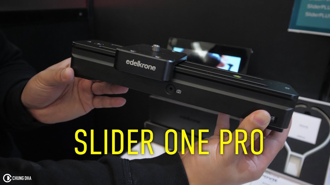 Edelkrone SliderOne Pro First Look by Chung Dha - YouTube