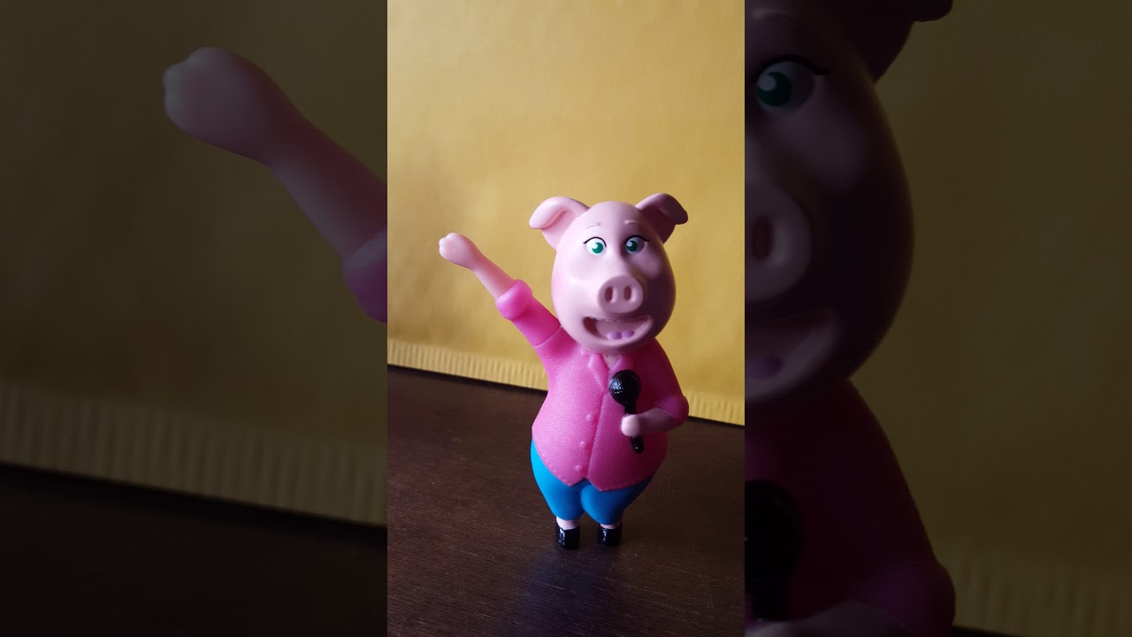 Rosita the Pig Sing happy meal figure - YouTube