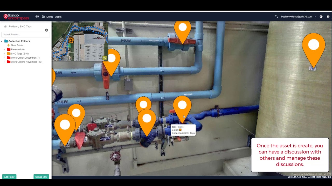 Using SOLV3D encompass Asset Tagging Features - YouTube