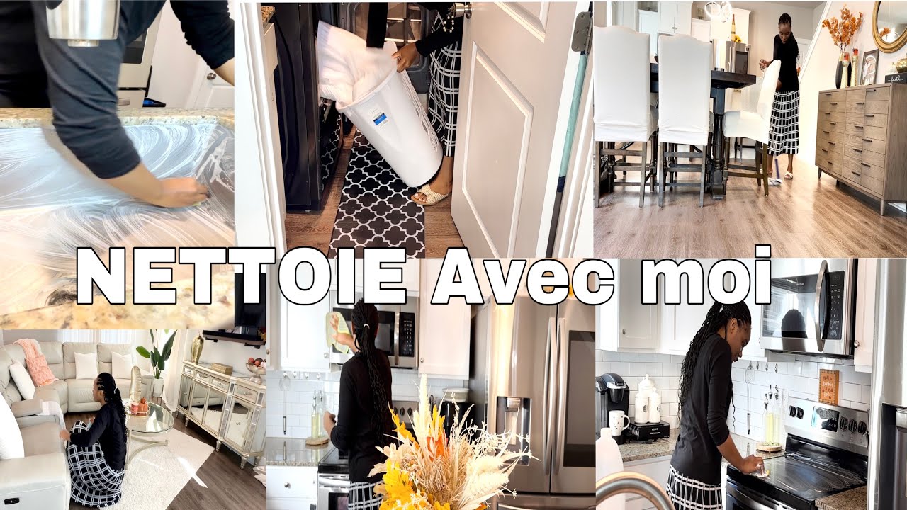NETTOIE AVEC MOI || MOTIVATION MÉNAGE DE LA MAISON 🏠 CLEAN WITH ME ...