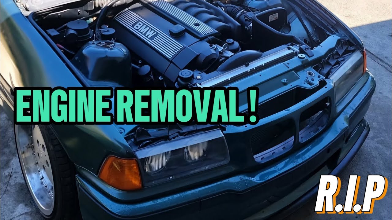 E36 Engine Removal - Budget Sedan ep. 10 (Engine Gasket Replacement ...