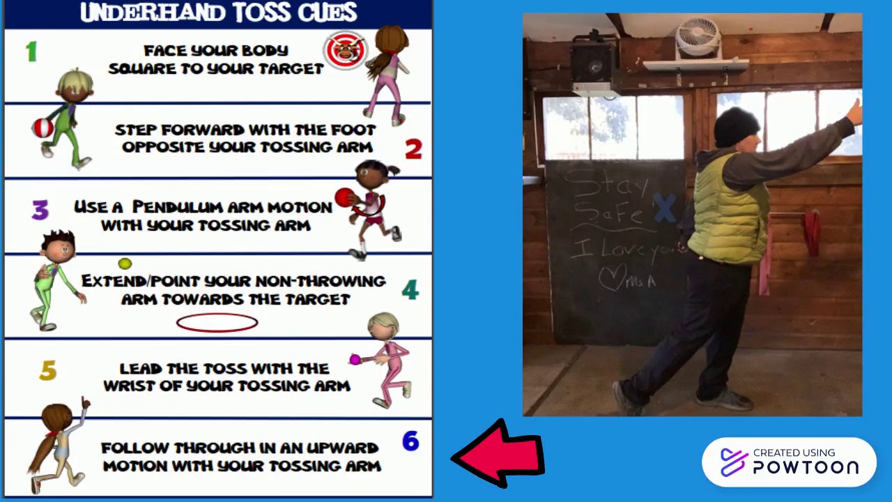 Underhand throwing - Prek - K - YouTube