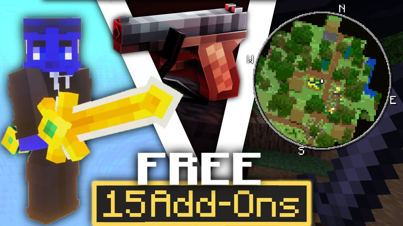 15 New FREE Addons Minecraft (Bedrock/MCPE) - December 2025 - YouTube