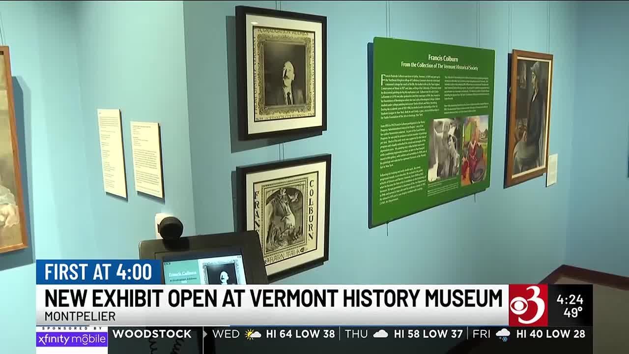 New Vermont History Museum exhibit features Fairfax artist - YouTube
