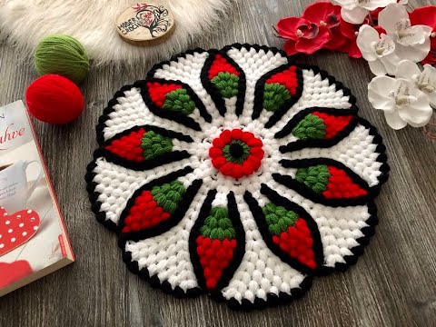 DÜNYANIN EN GÜZEL LİFİ / ÇİLEK LİF MODELİ/ TASARIM @ haticeden örgüler