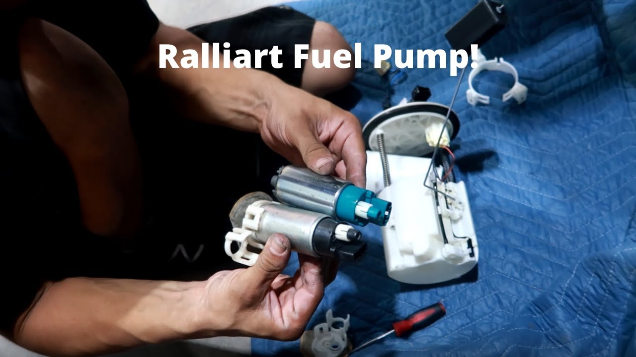 Installing fuel pump in my turbo lancer! - YouTube