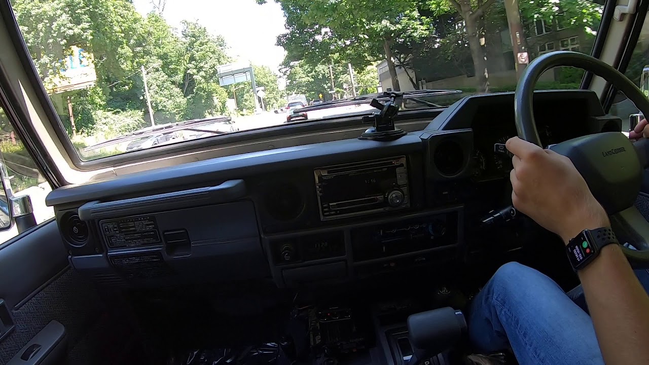 1990 Toyota Land Cruiser HZJ73 Test Drive - YouTube