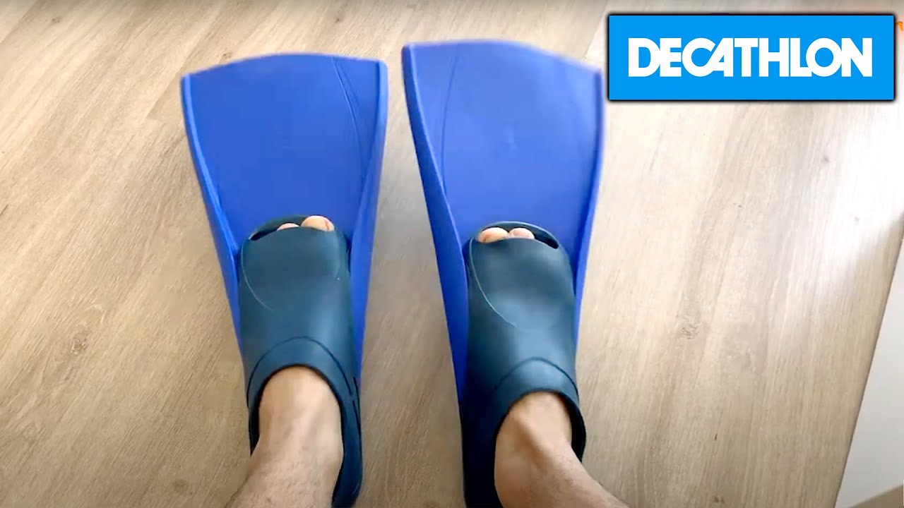 Decathlon Trainfins Long Swim Fins 500 Blue - Decathlon Nabaiji Palet ...