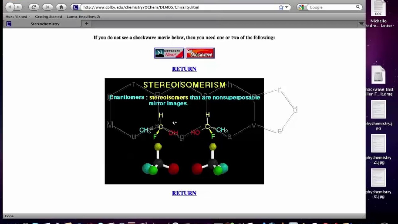 Introduction to Stereochemistry - YouTube