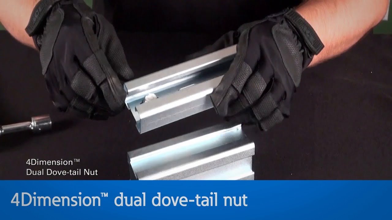 4Dimension Strut System Back to Back Channel - YouTube