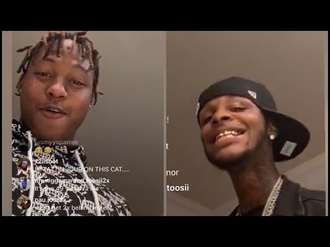 Toosii Gives His Number Out On IG Live!! - YouTube