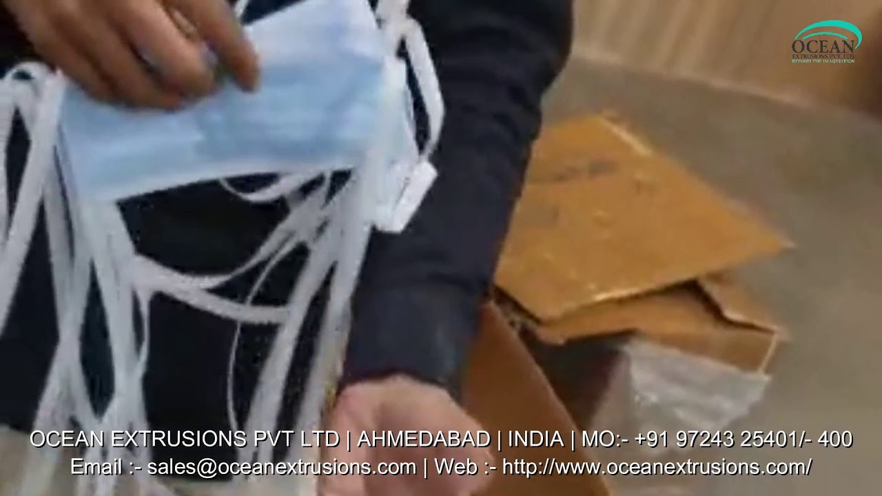 Surgical Face Mask Tie Attachment Machine - YouTube