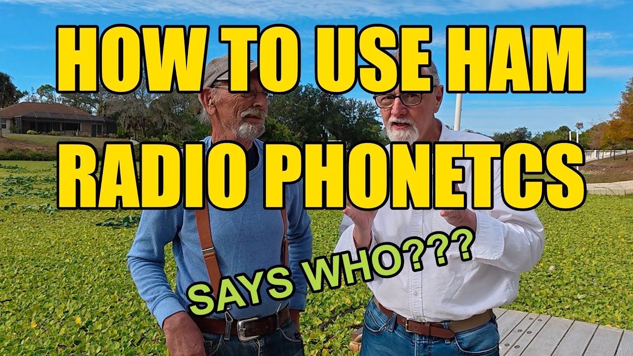 How to Use Ham Radio Phonetics for Call Signs - YouTube