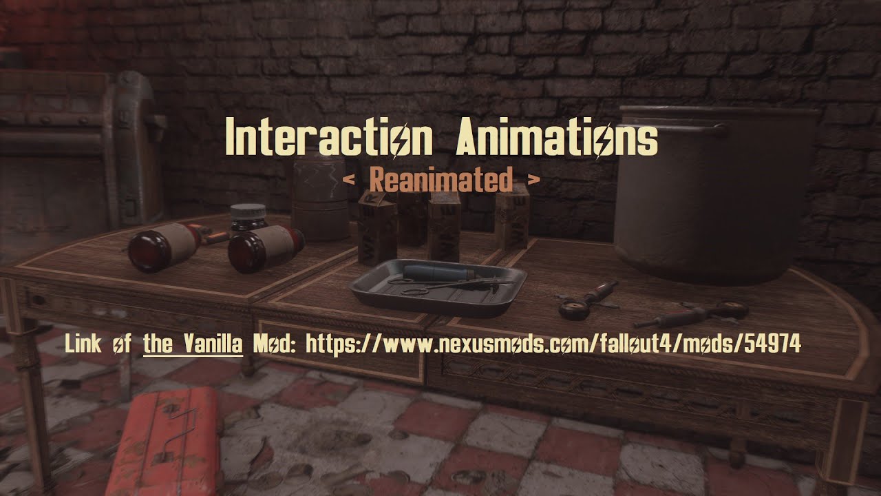 [Fallout 4] Interaction Animations Reanimated (Not All) - YouTube