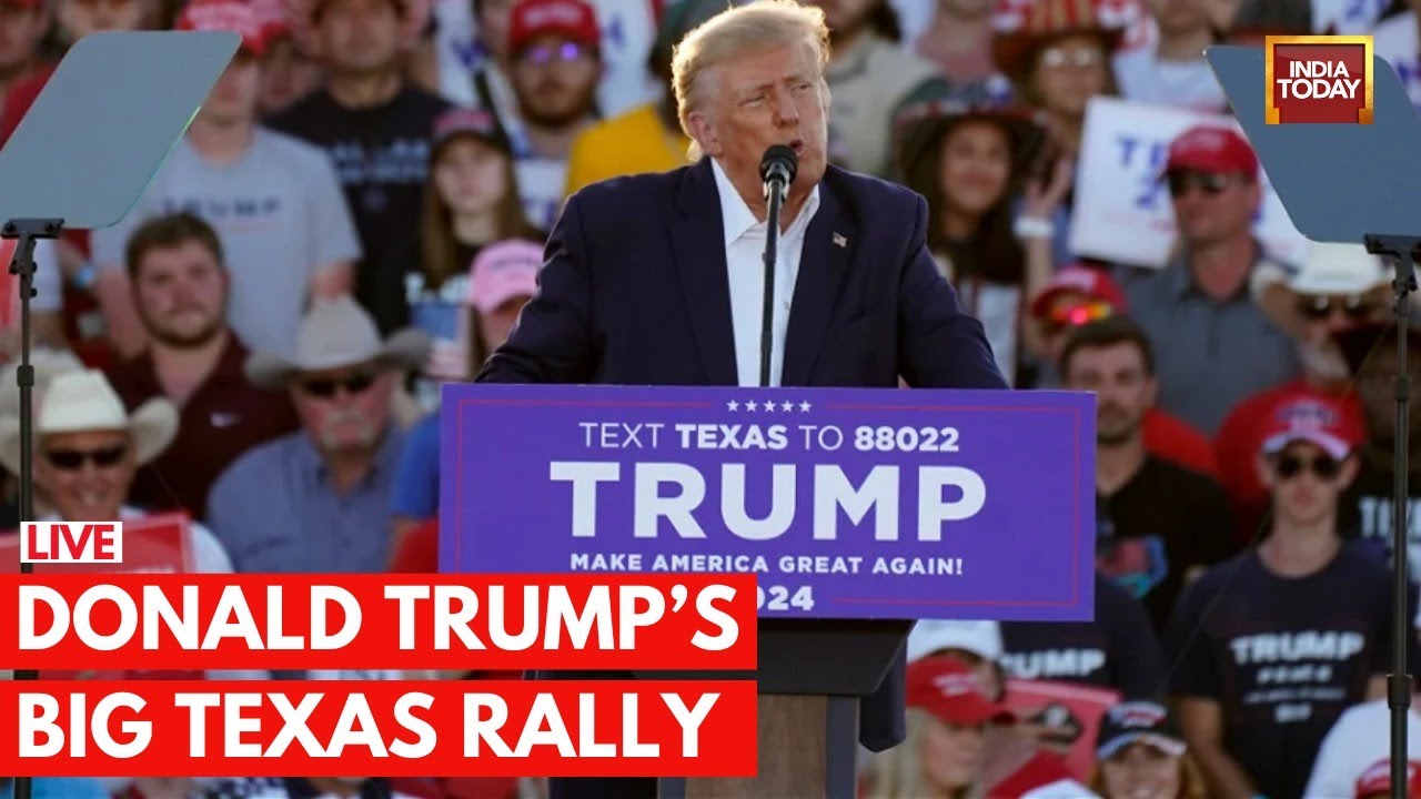 Donald Trump Speech | Trump Rally In Texas LIVE | Trump Delivers A ...