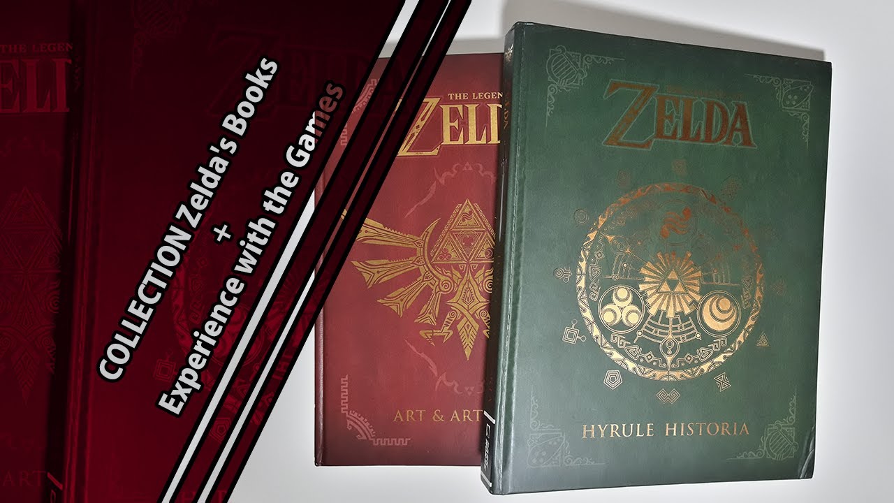 COLLECTION | zelda books + Minha experiência com os games. - YouTube