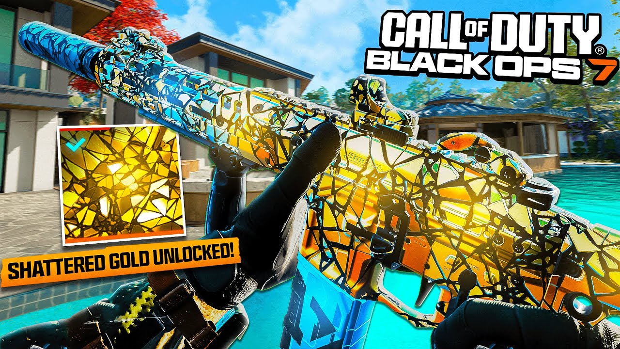 BLACK OPS 7 M15 MOD SHATTERED GOLD CAMO UNLOCKED! (BO7 Gold Camo ...
