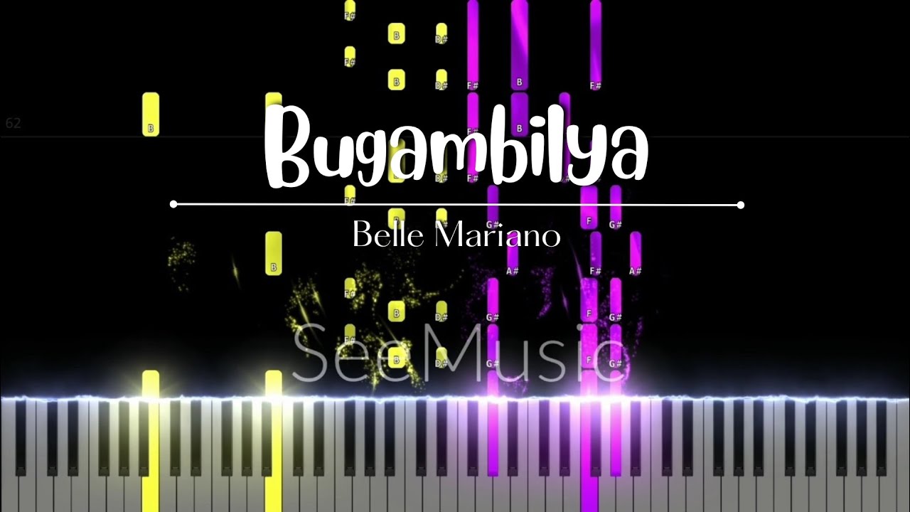 Belle Mariano - Bugambilya (Piano Cover) by Mr. Carlo - YouTube