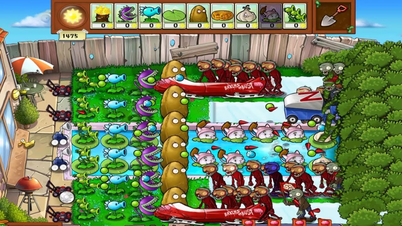 Pvz gameplay Mini games Ep 106 / Plants Vs Zombies - YouTube
