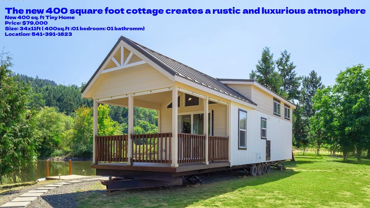 The new 400 square foot cottage creates a rustic and luxurious ...