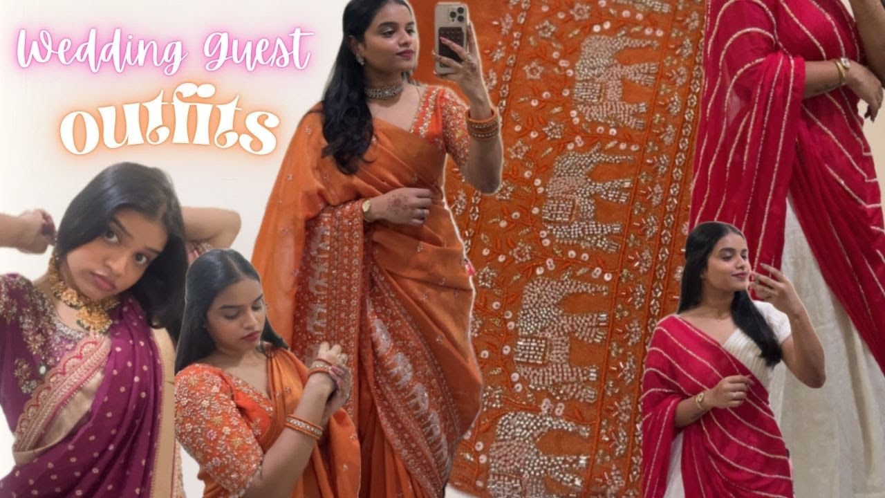Wedding Guest Outfit Ideas That’ll Make Heads Turn! 😍-Pratyusha Devara - YouTube