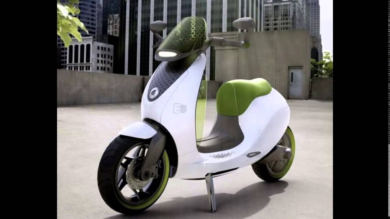 Smart electric scooter for a wonderful future in 2017 - YouTube