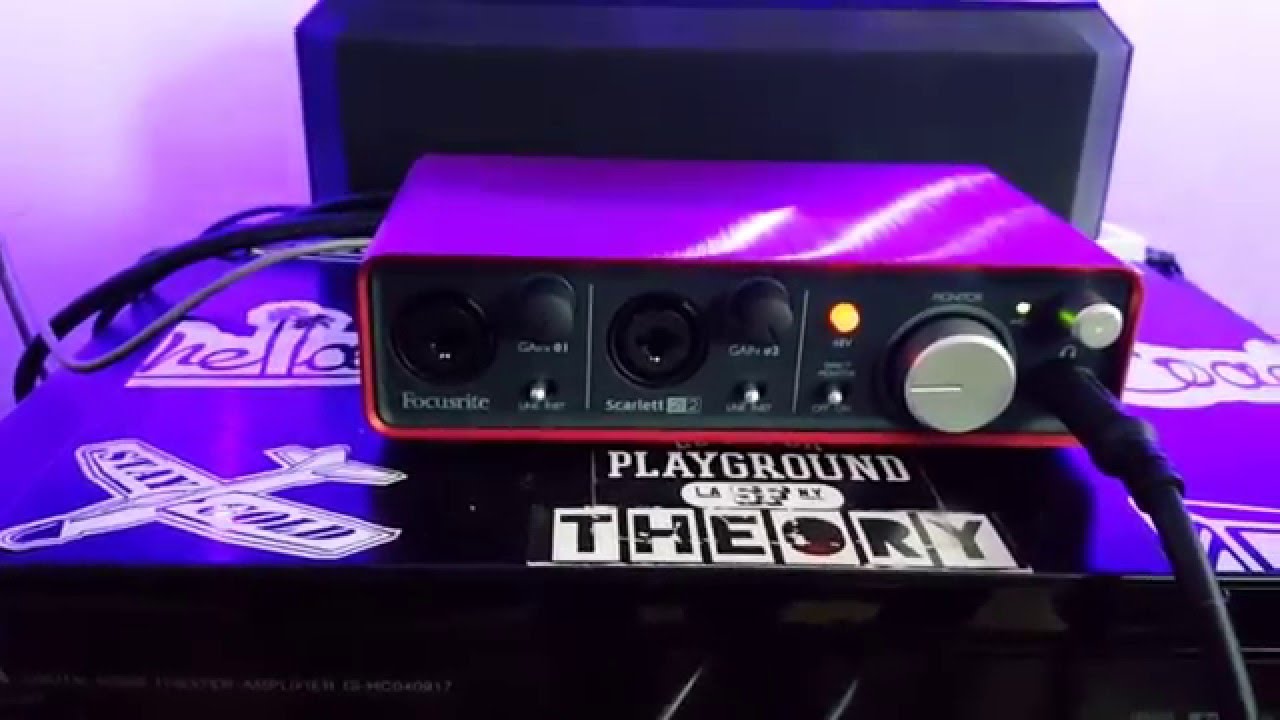 Oh, a Scarlett 2i2 Focusrite Audio Interface set up & review - YouTube