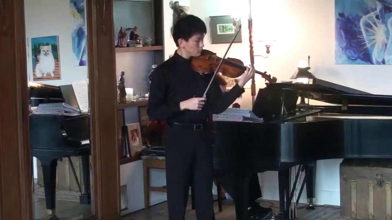 Bryce Wang performed Lalo Symphony Espagnole 1st met - YouTube
