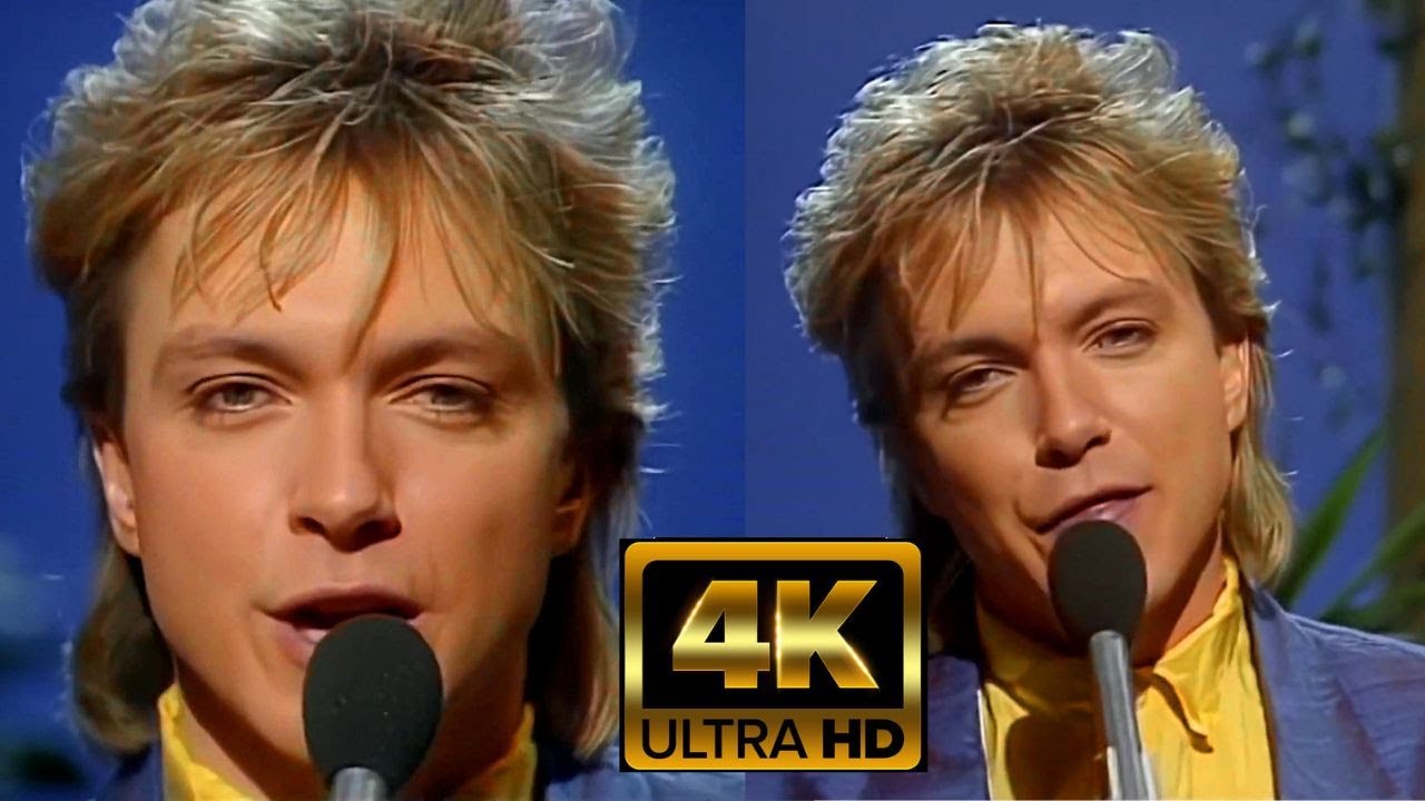 David Cassidy The Last Kiss 1985 UHD 4K Remastered UK TV Legend - YouTube