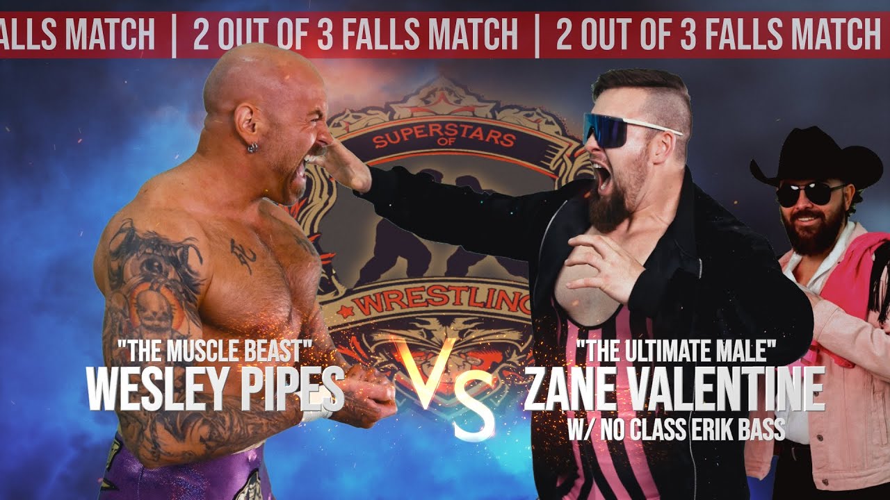 Wesley Pipes vs. Zane Valentine | FULL MATCH - Superstars of Wrestling ...