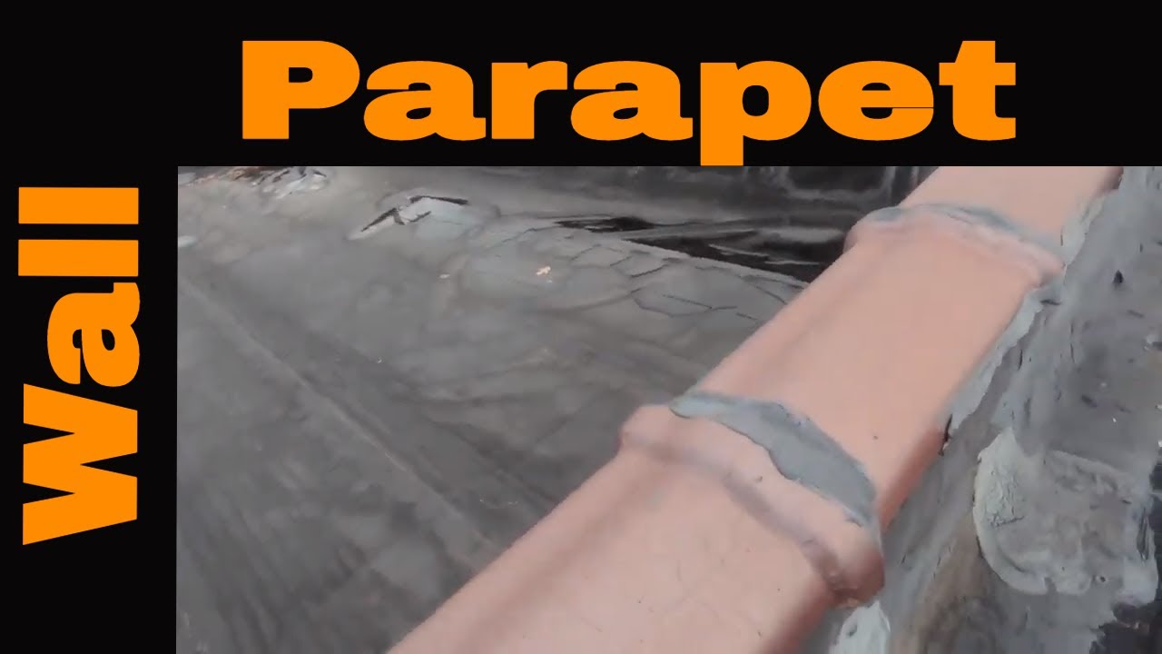 Leaky parapet Wall Repair - Turbo Poly Seal - YouTube