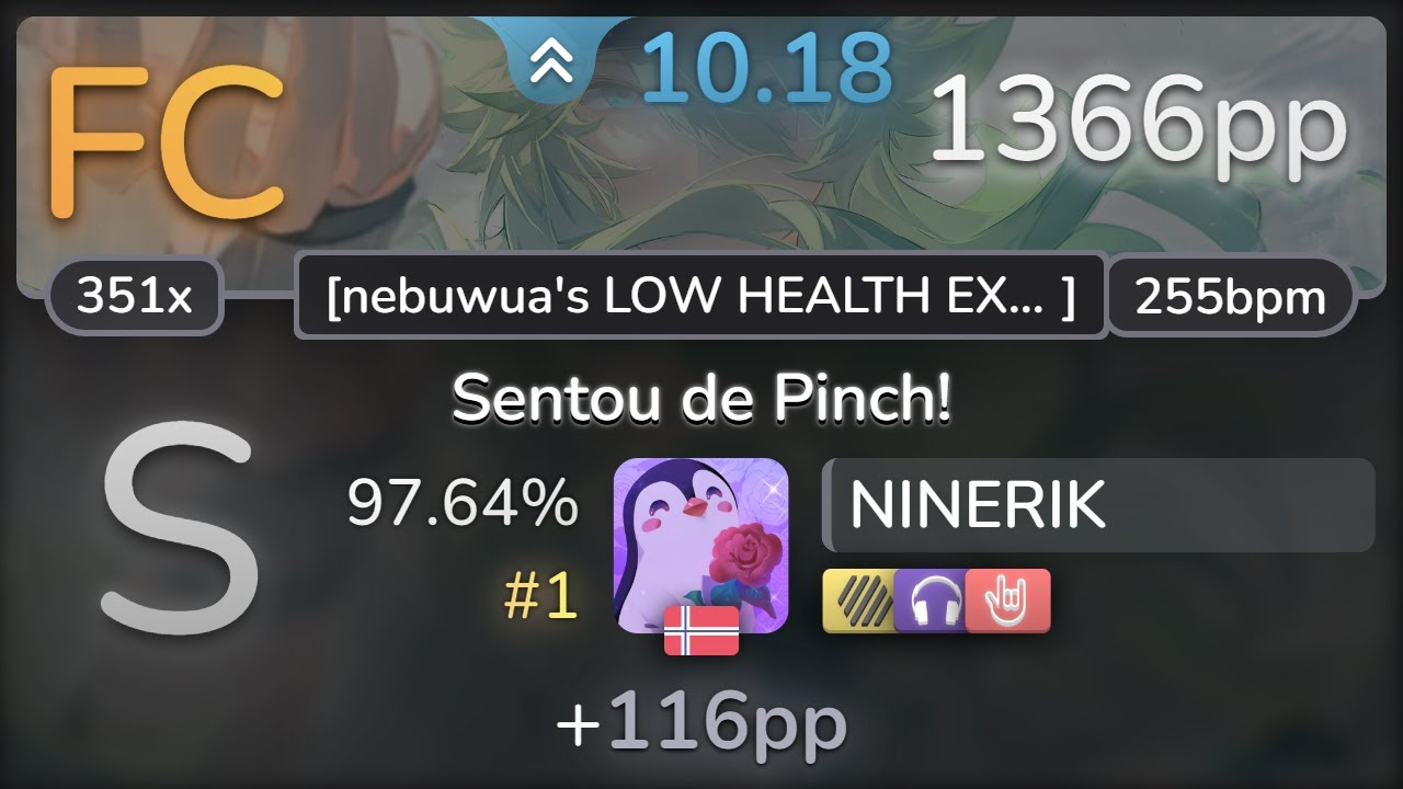 10.2⭐ NINERIK | Shota Kageyama - Sentou de Pinch! [nebuwua's] +HDNCHR ...