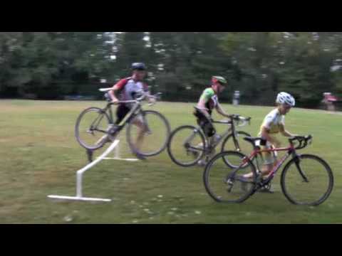 Cyclocross Barrier Practice - YouTube