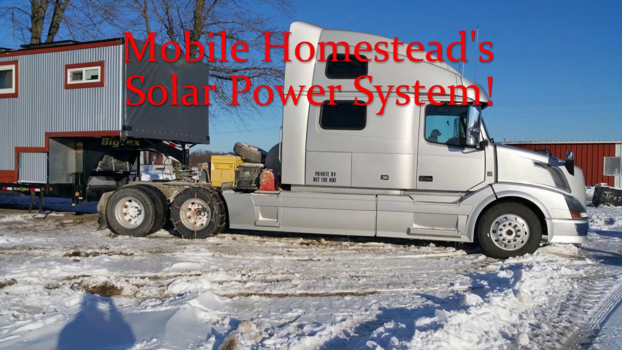 Mobile Homestead's Solar Power System! - YouTube
