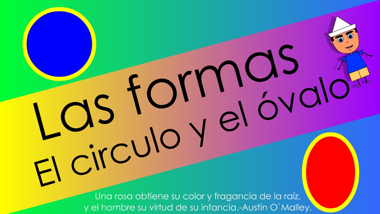 Las formas - El circulo y el ovalo - YouTube