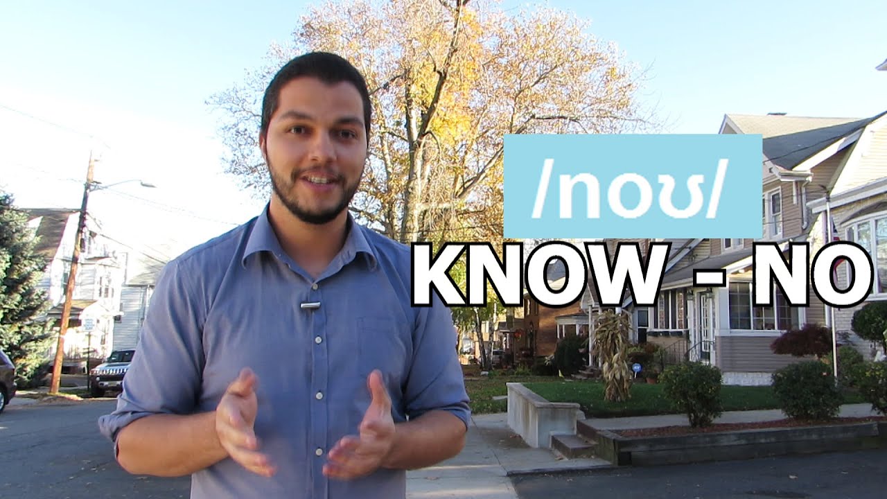 KNOW vs NO | COMO PRONUNCIAR - MrTeacherPaulo - YouTube