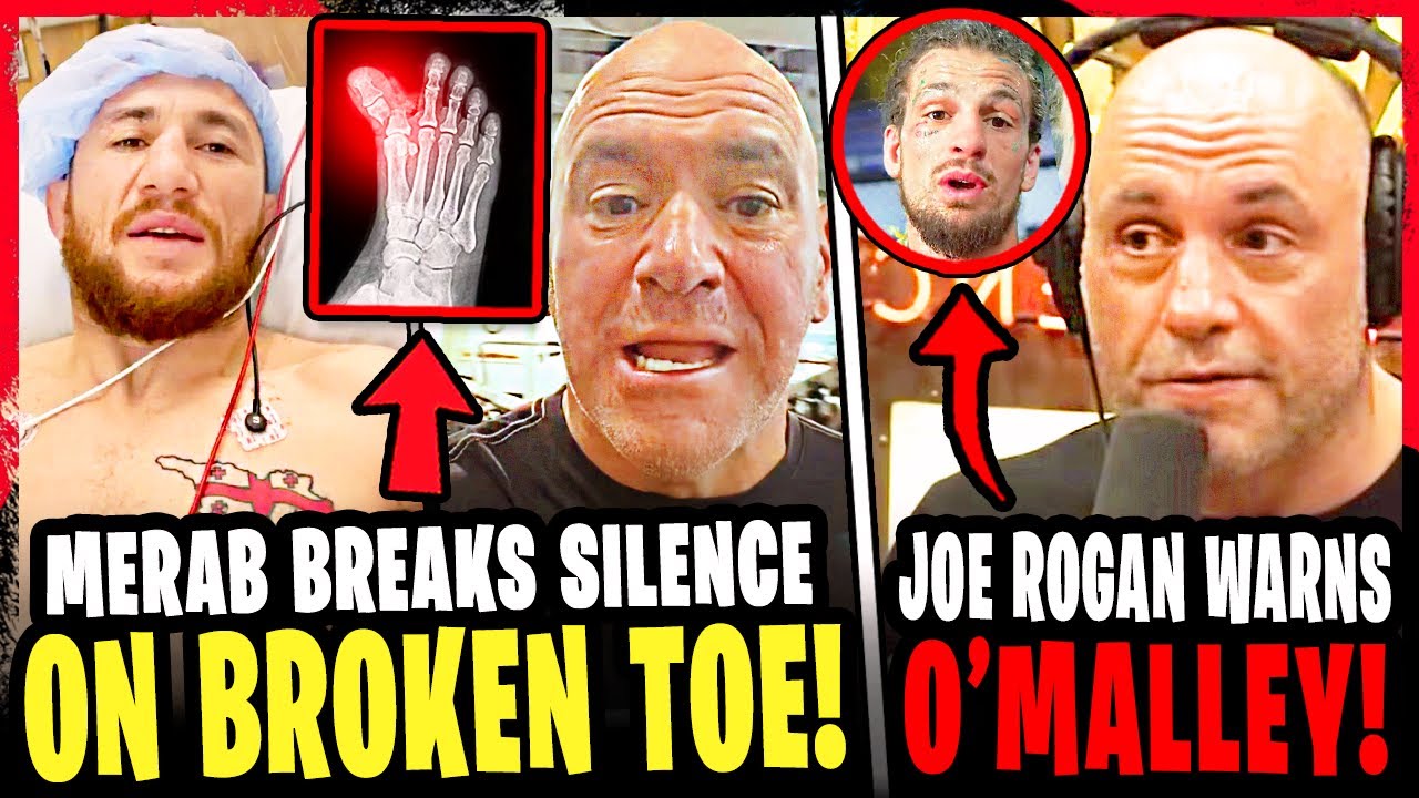 Merab Dvalishvili BREAKS SILENCE on BROKEN TOE! Joe Rogan SENDS A ...
