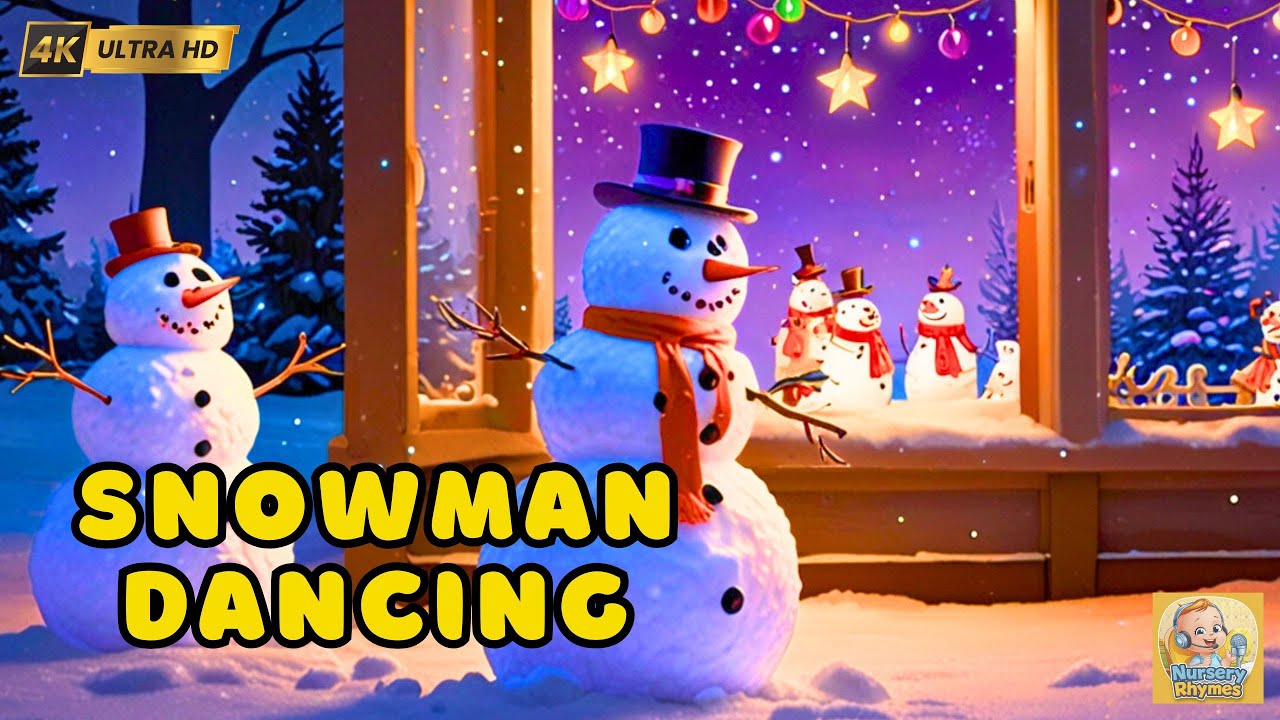 Snowman Dancing - Nursery Rhymes | Snowmen Dancing | Happy Kids Song ...