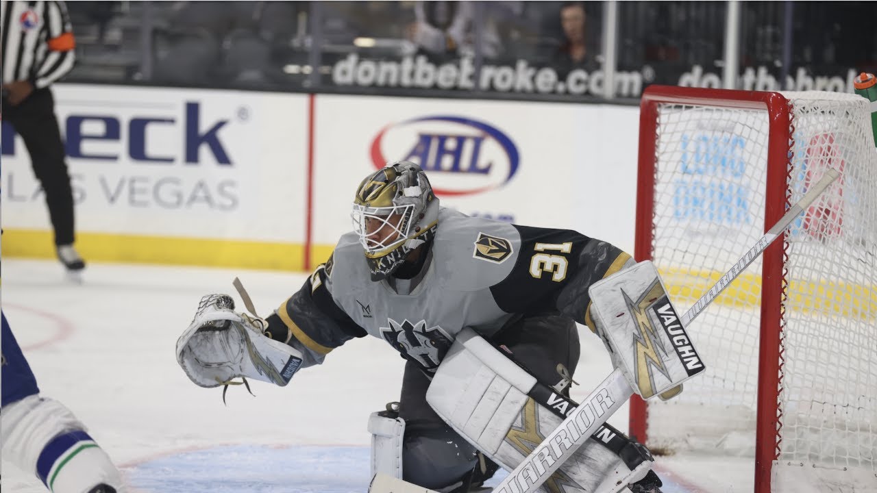 Talking About Isaiah Saville | Vegas Hockey Hub - YouTube